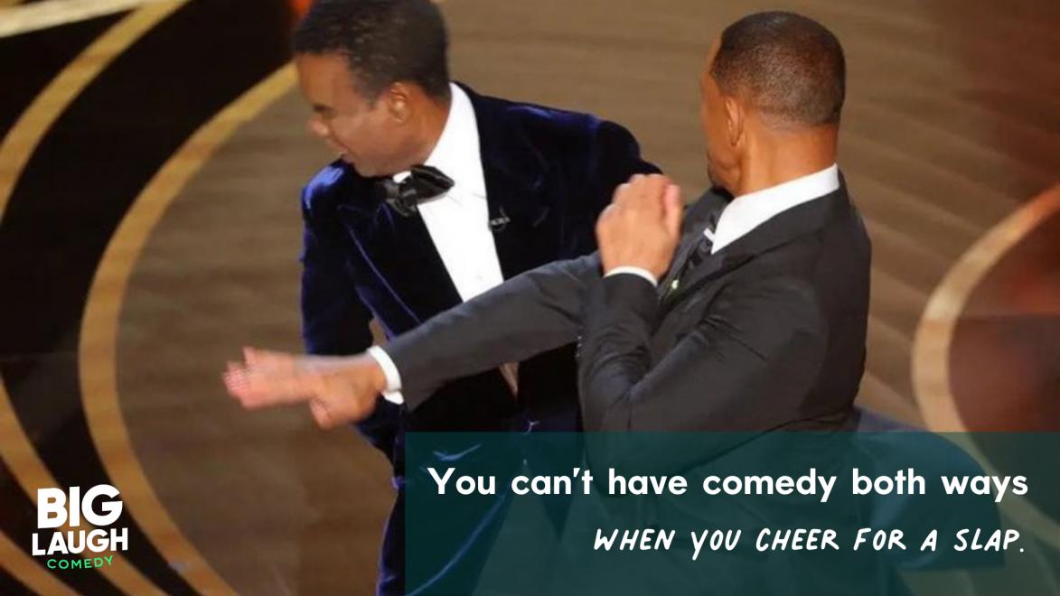 Response to "The Slap": You Can't Have it Both Ways in Comedy - Big ...